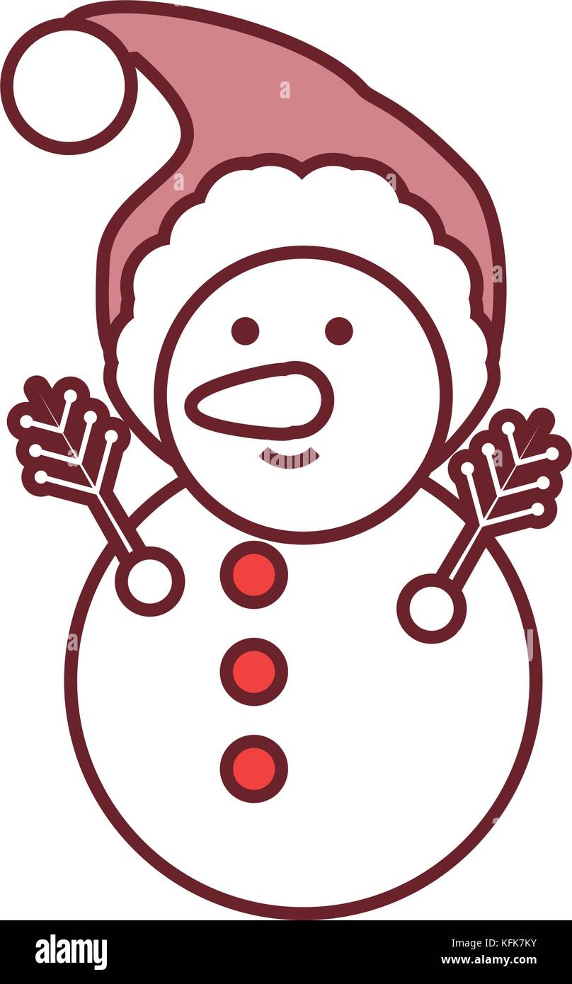 snowman vector illustration Stock Vector Image & Art - Alamy