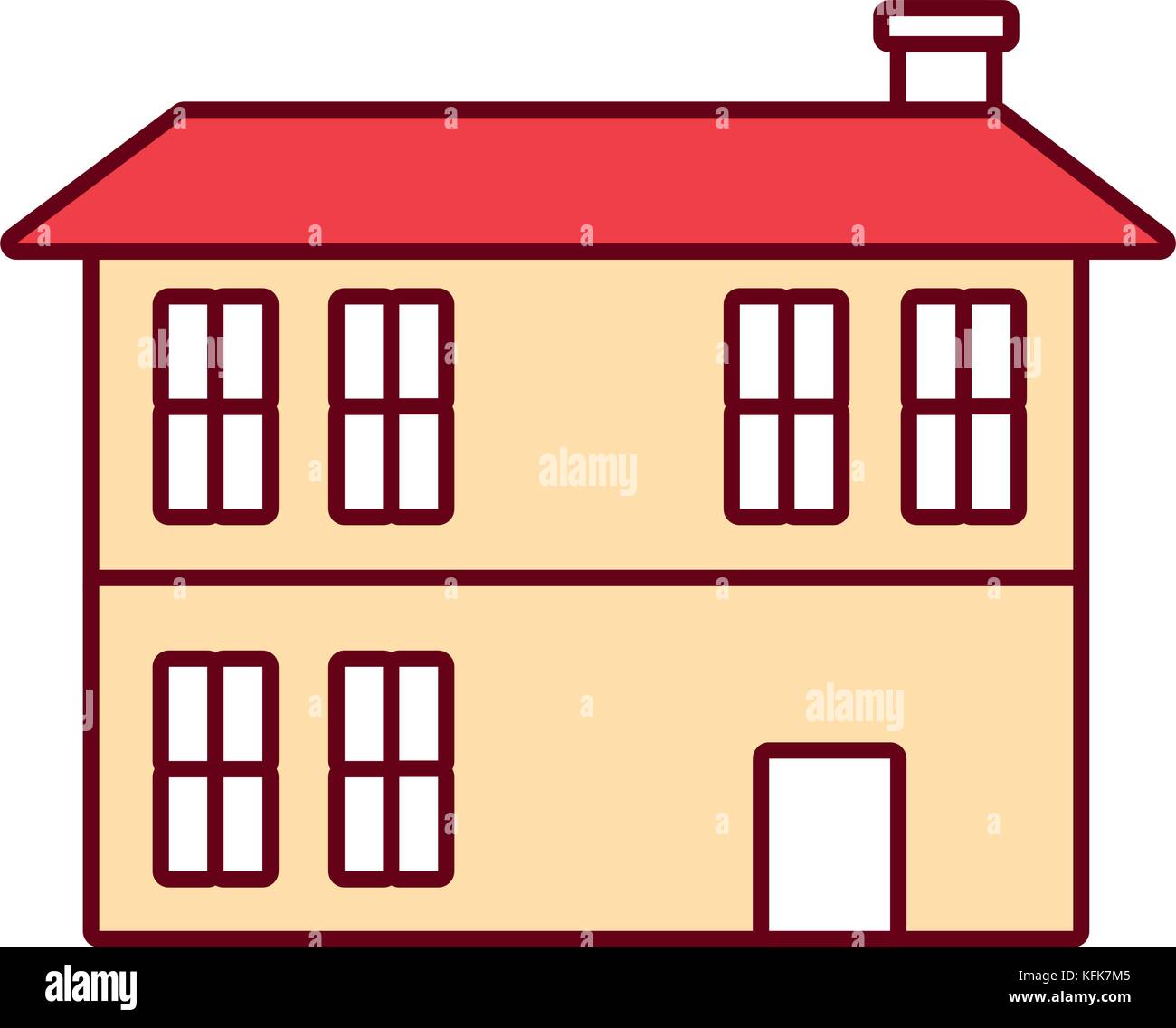 house vector illustration Stock Vector Image & Art - Alamy