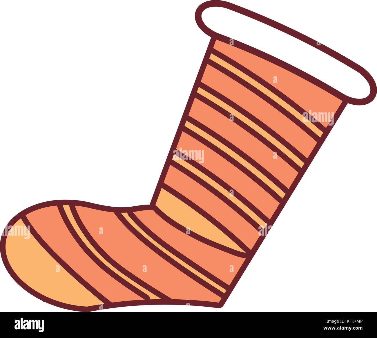 christmas boot vector illustration Stock Vector Image & Art - Alamy