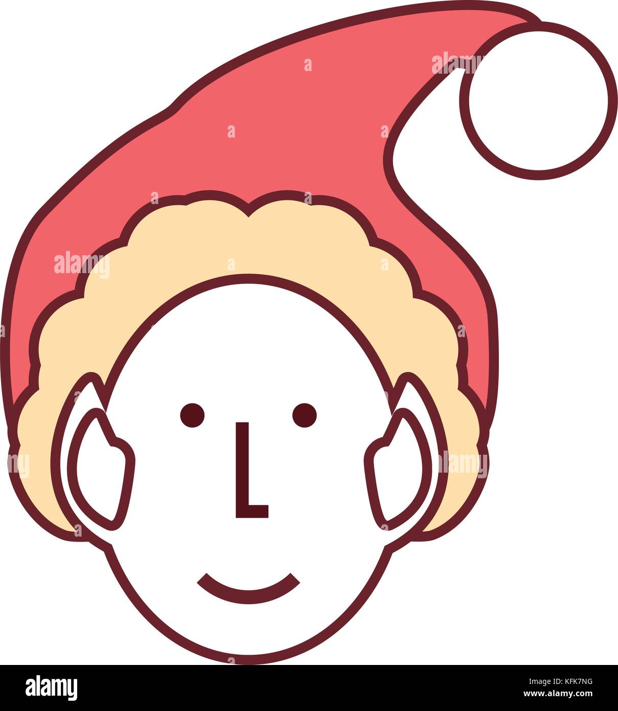 christmas elf vector illustration Stock Vector Image & Art - Alamy
