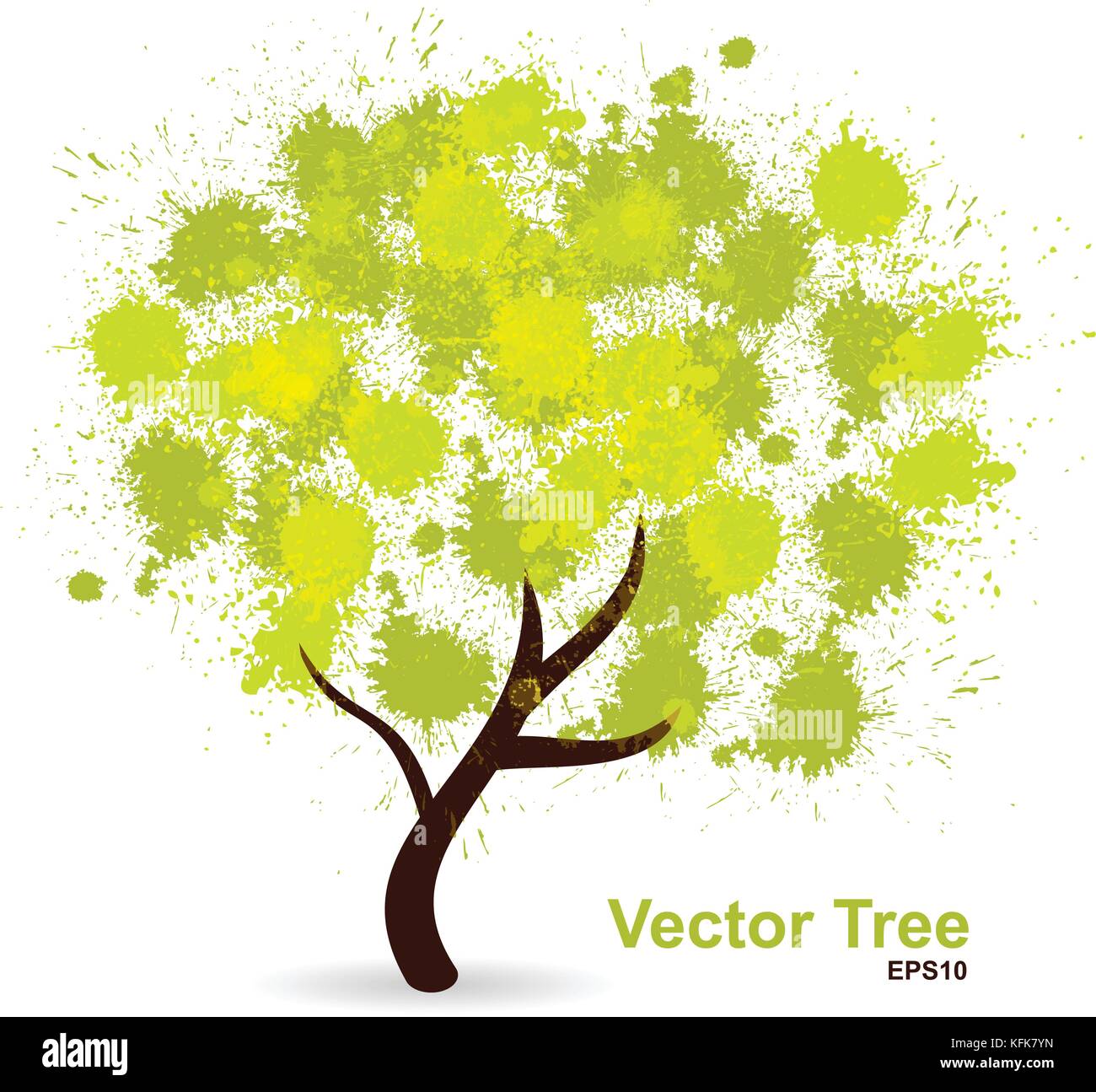 Vector splotch tree Stock Vector Image & Art - Alamy