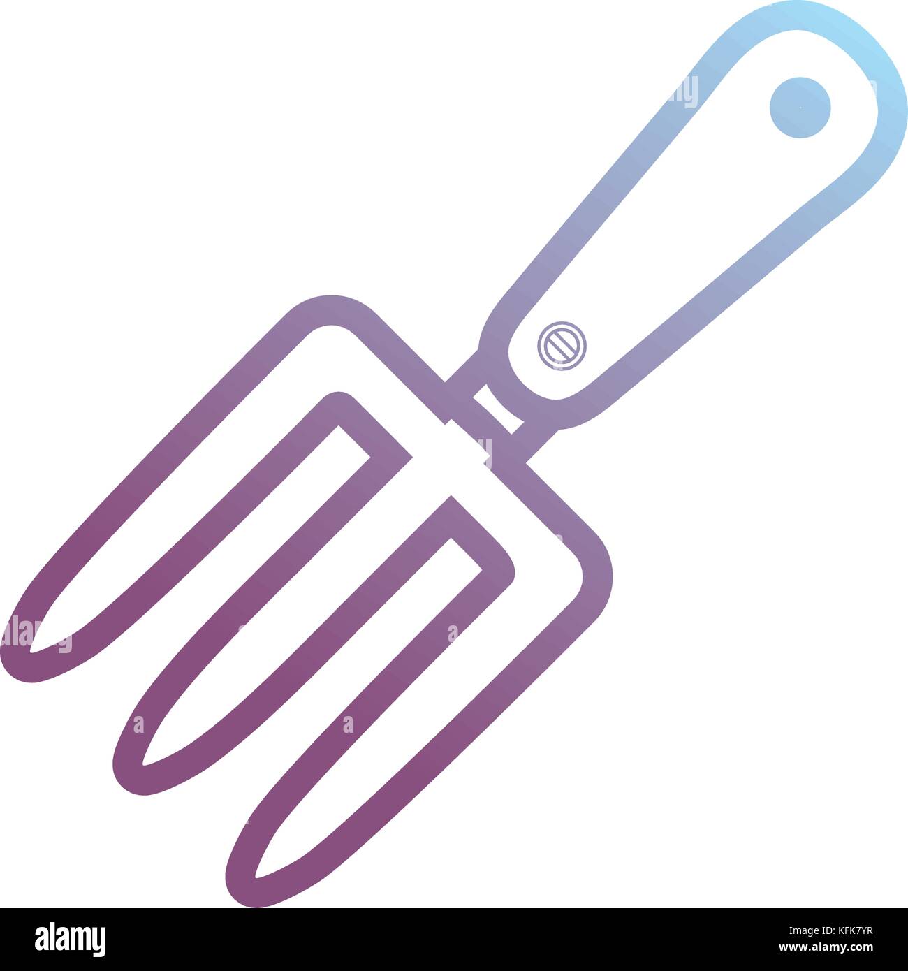 hand fork vector illustration Stock Vector Image & Art - Alamy