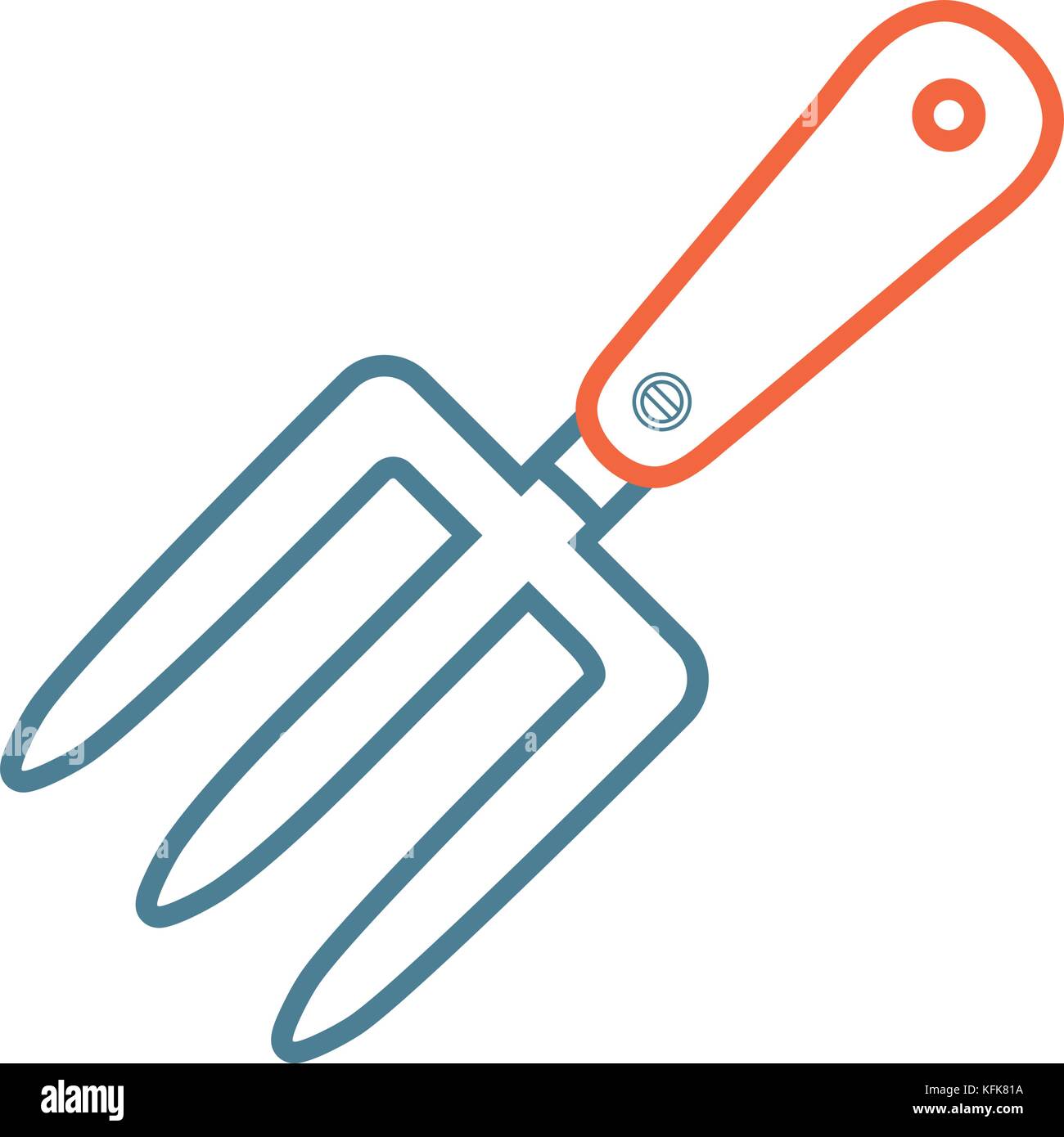 hand fork vector illustration Stock Vector Image & Art - Alamy