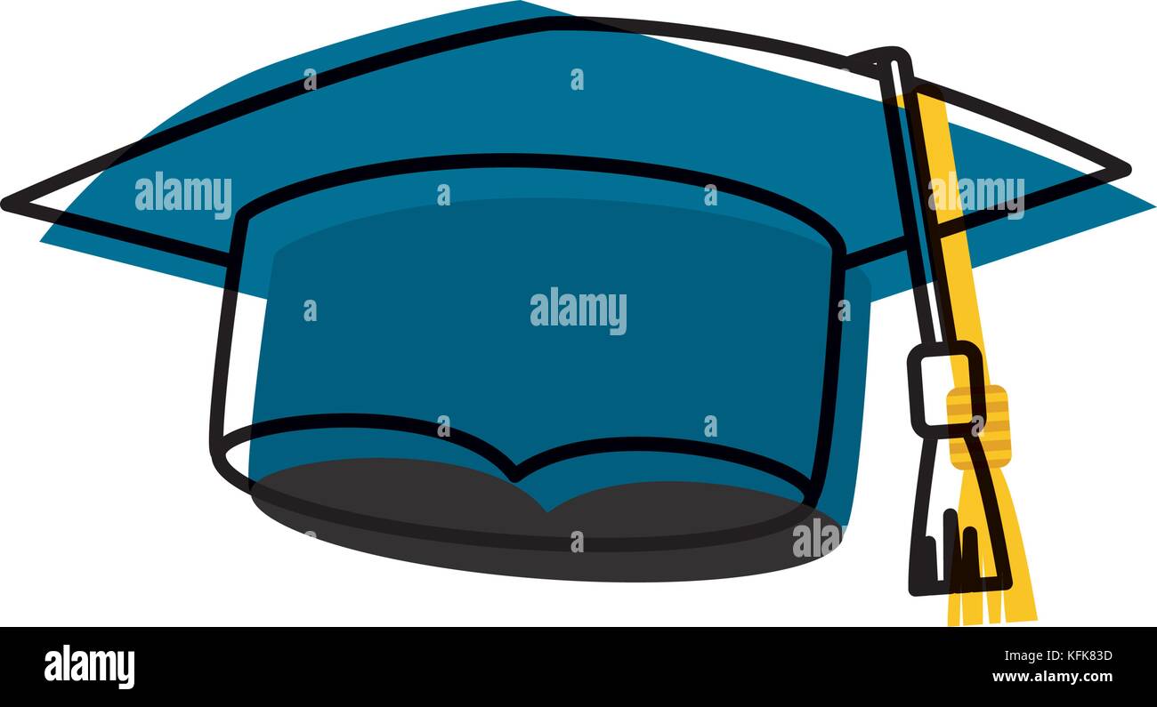 graduation cap vector illustration Stock Vector Image & Art - Alamy