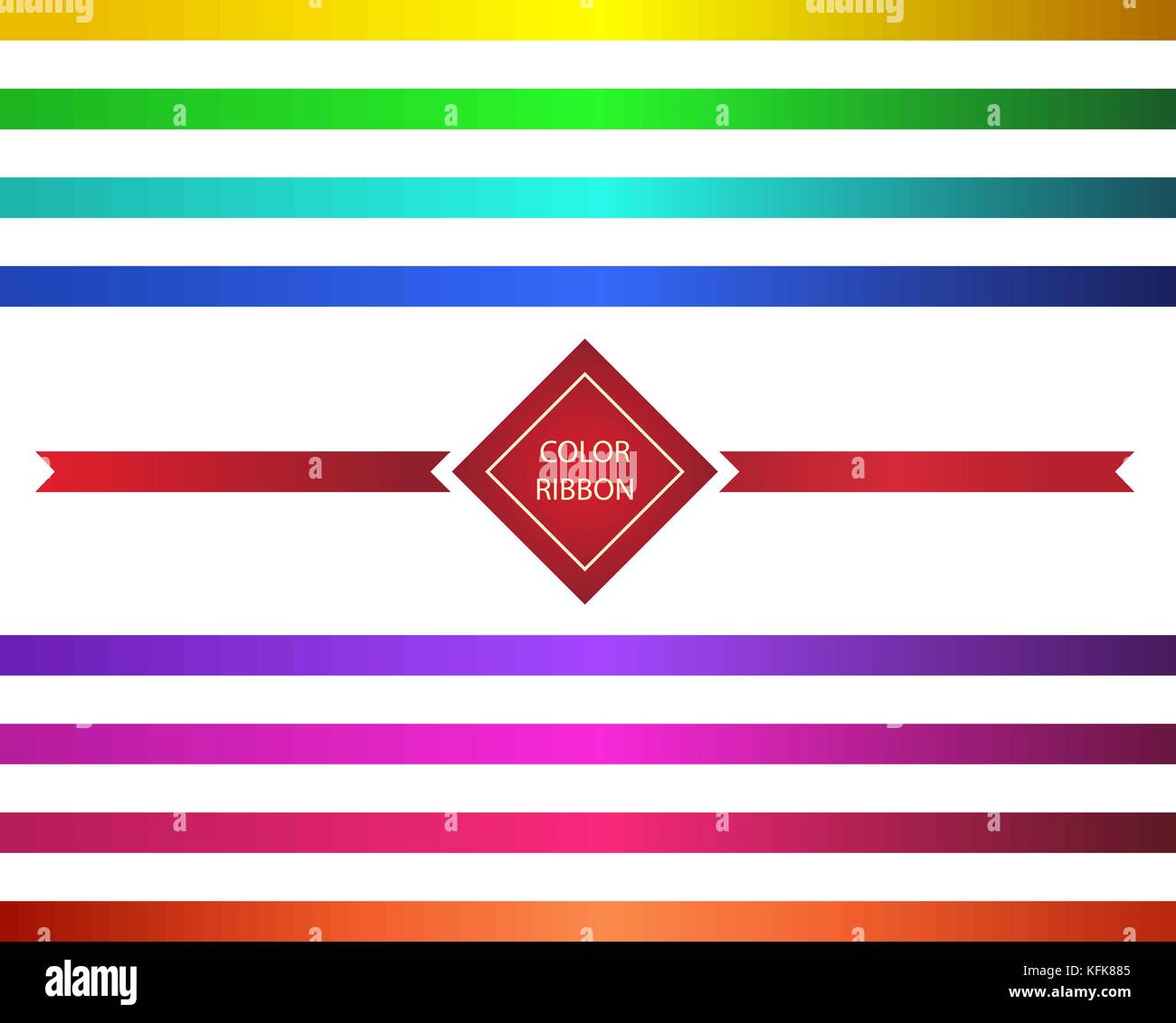 vector template color gradient Stock Vector Image & Art - Alamy
