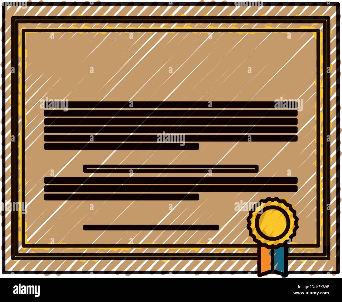 certificate of graduation vector illustration Stock Vector Image & Art ...