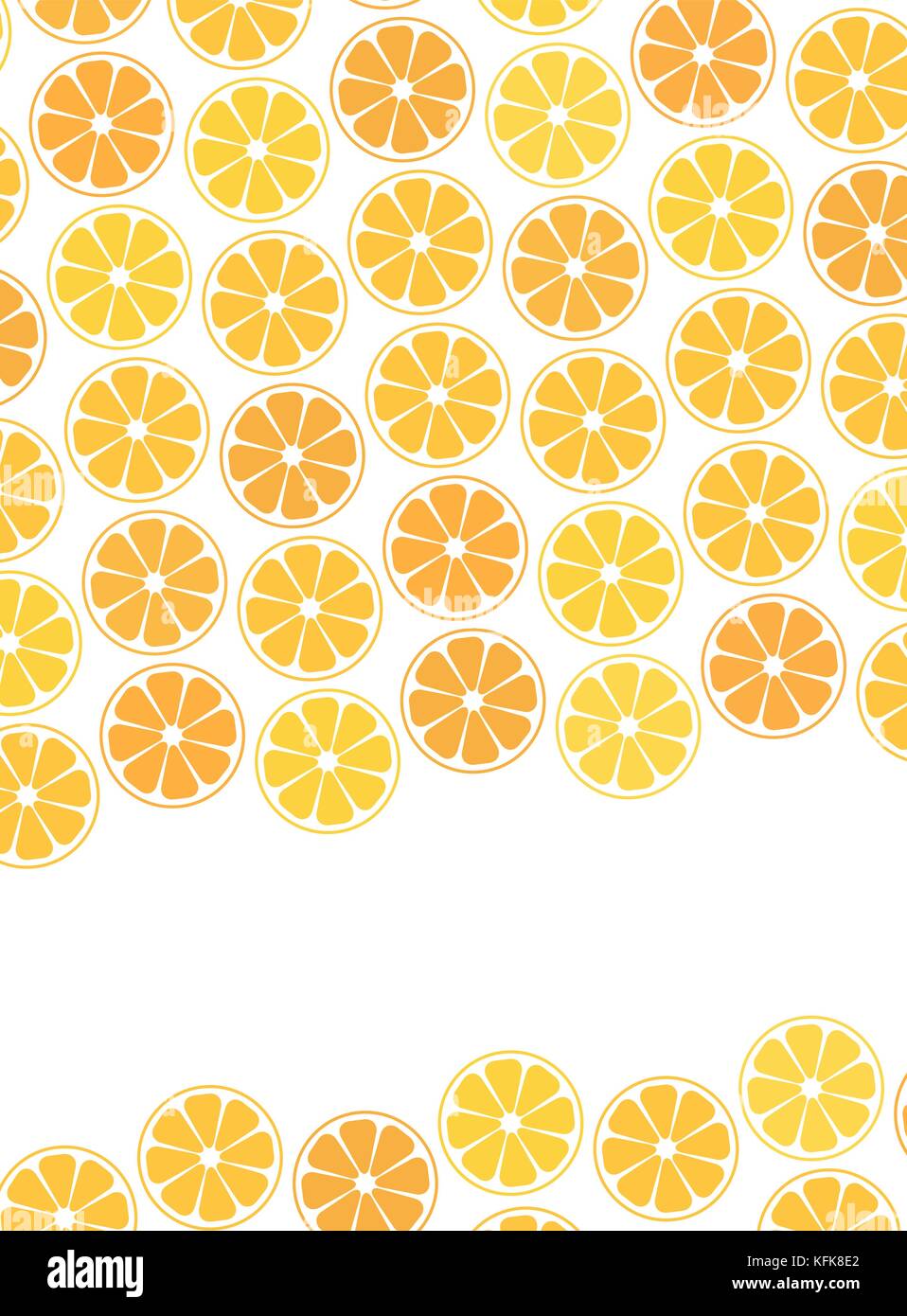 Template Design cover. sliced halves of citrus fruits Stock Vector ...