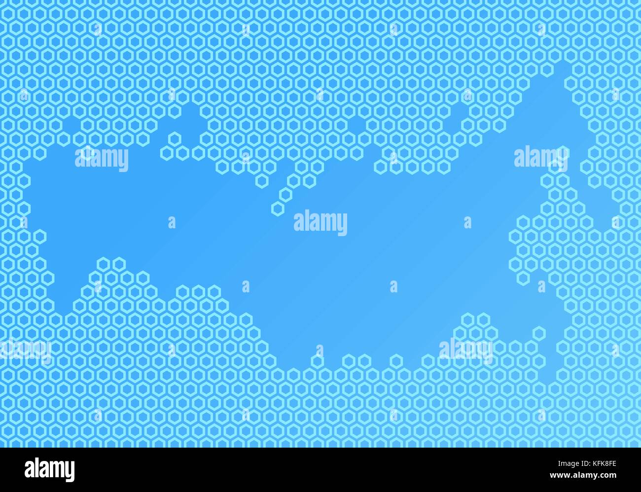 Hexagons map hi-res stock photography and images - Alamy