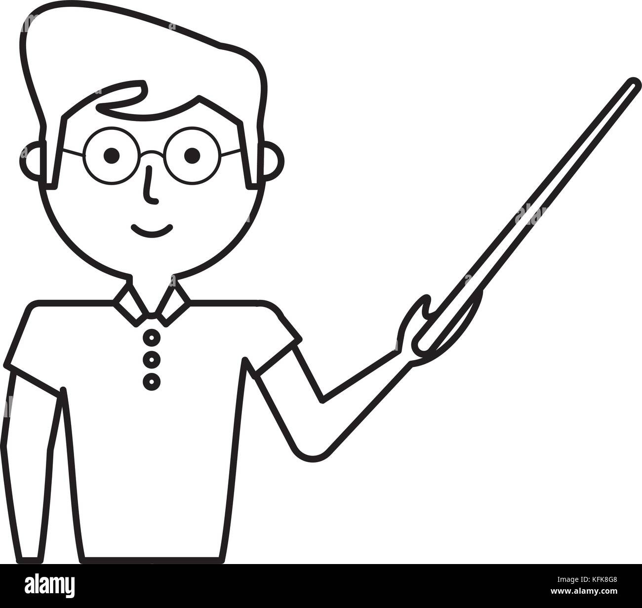 teacher man icon Stock Vector Image & Art - Alamy