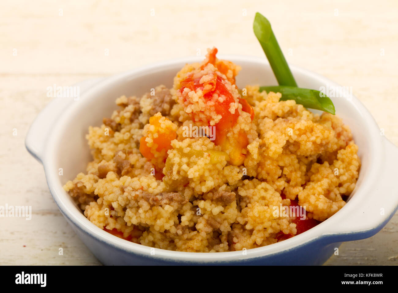 Couscous with meat and vegetables Stock Photo - Alamy