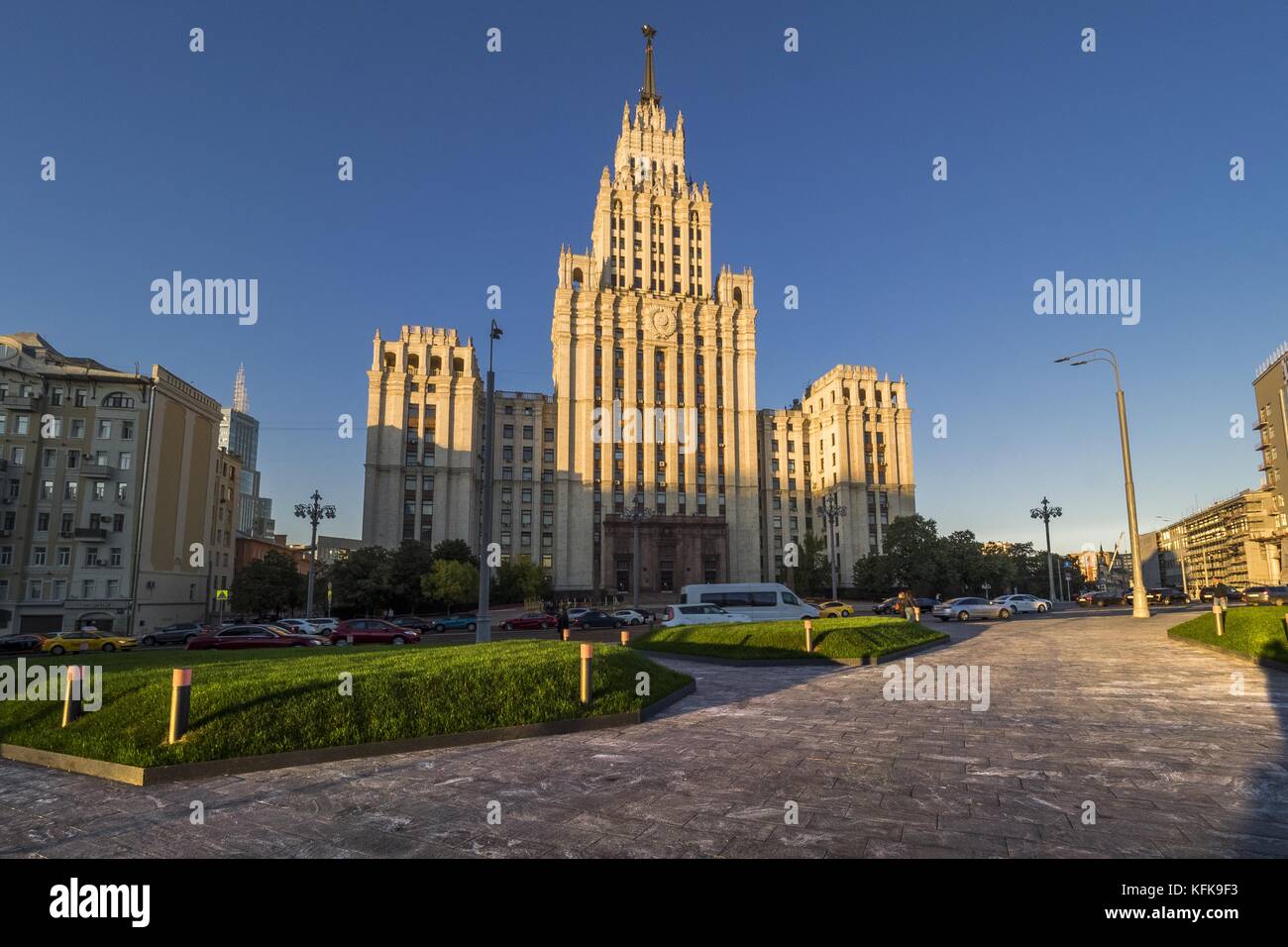 Russia, Moscow. Red Gates Administrative Building Stock Photo - Alamy