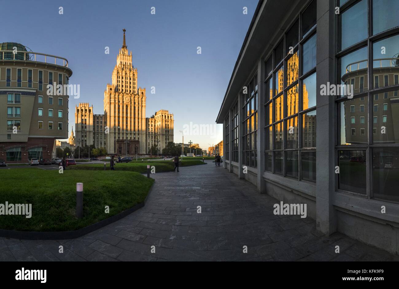 Russia, Moscow. Red Gates Administrative Building Stock Photo - Alamy