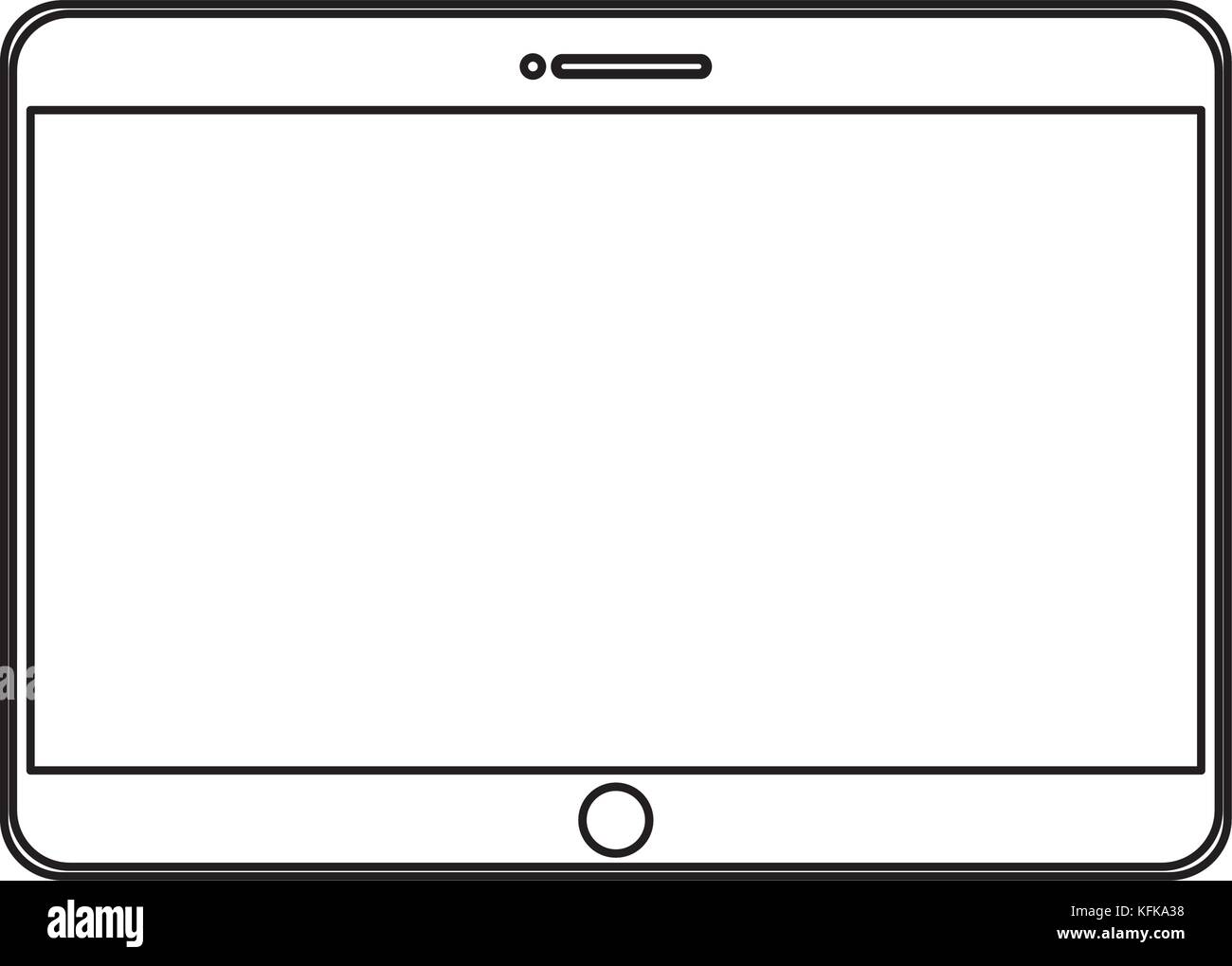 tablet device icon Stock Vector Image & Art - Alamy