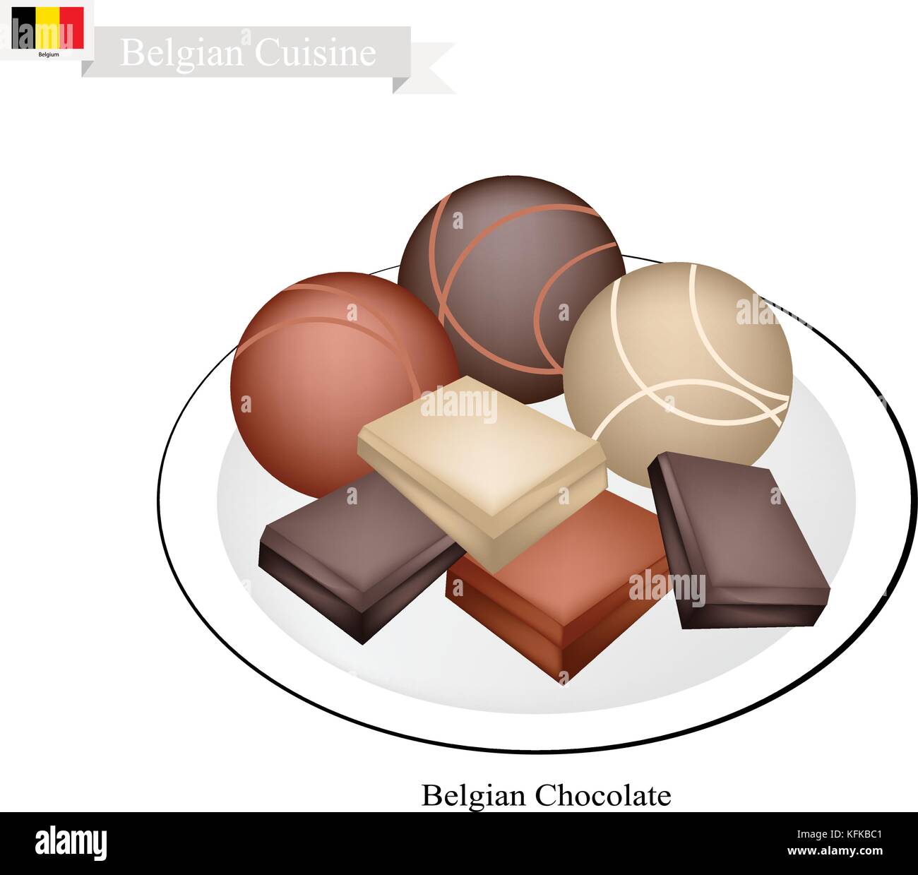 Belgian Cuisine, Traditional Belgian Chocolate. One of Tha Most Popular ...