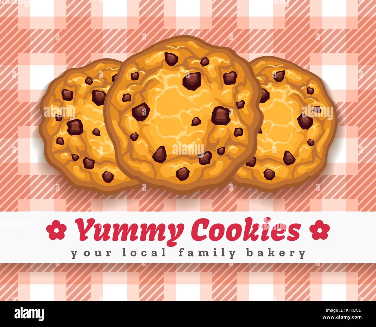 Cartoon biscuit cookie chocolate Stock Vector Images - Alamy