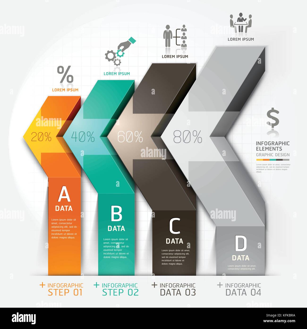 infographics template. Can be used for workflow layout, diagram, number ...