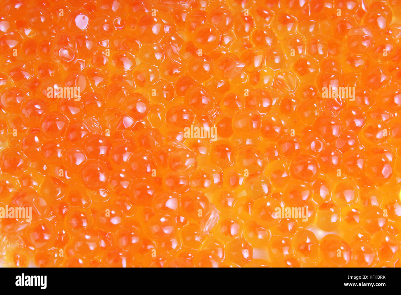 Red caviar texture big caviar pattern closeup as background Stock Photo ...