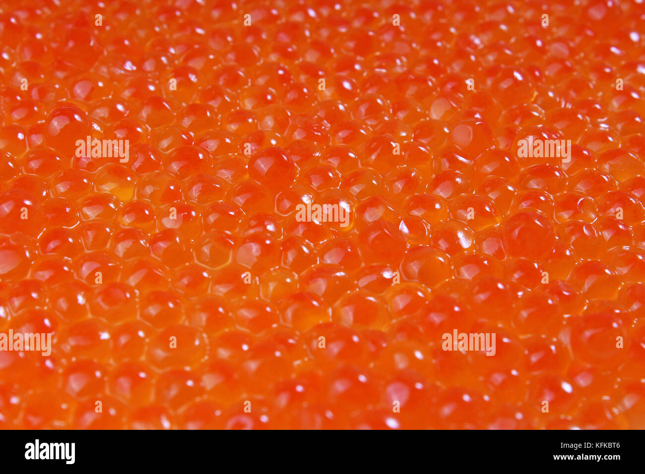 Red caviar texture big caviar pattern closeup as background Stock Photo ...