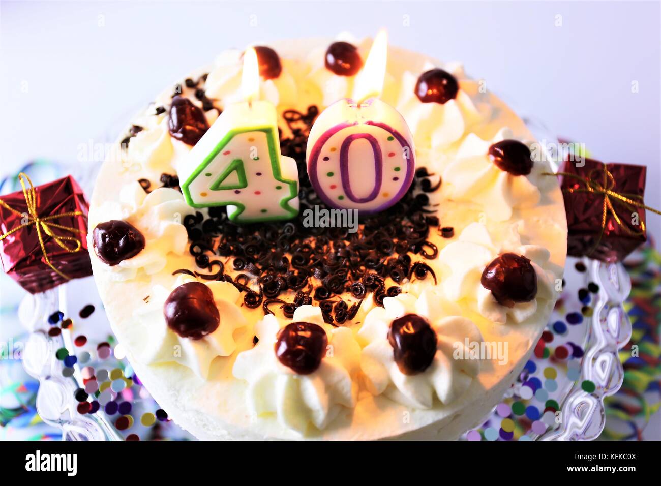 Happy 40th birthday hi-res stock photography and images - Alamy