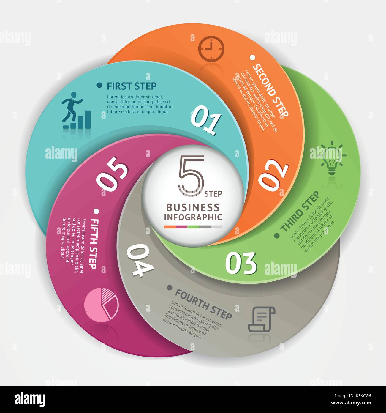 infographics template. Can be used for workflow layout, diagram, number ...