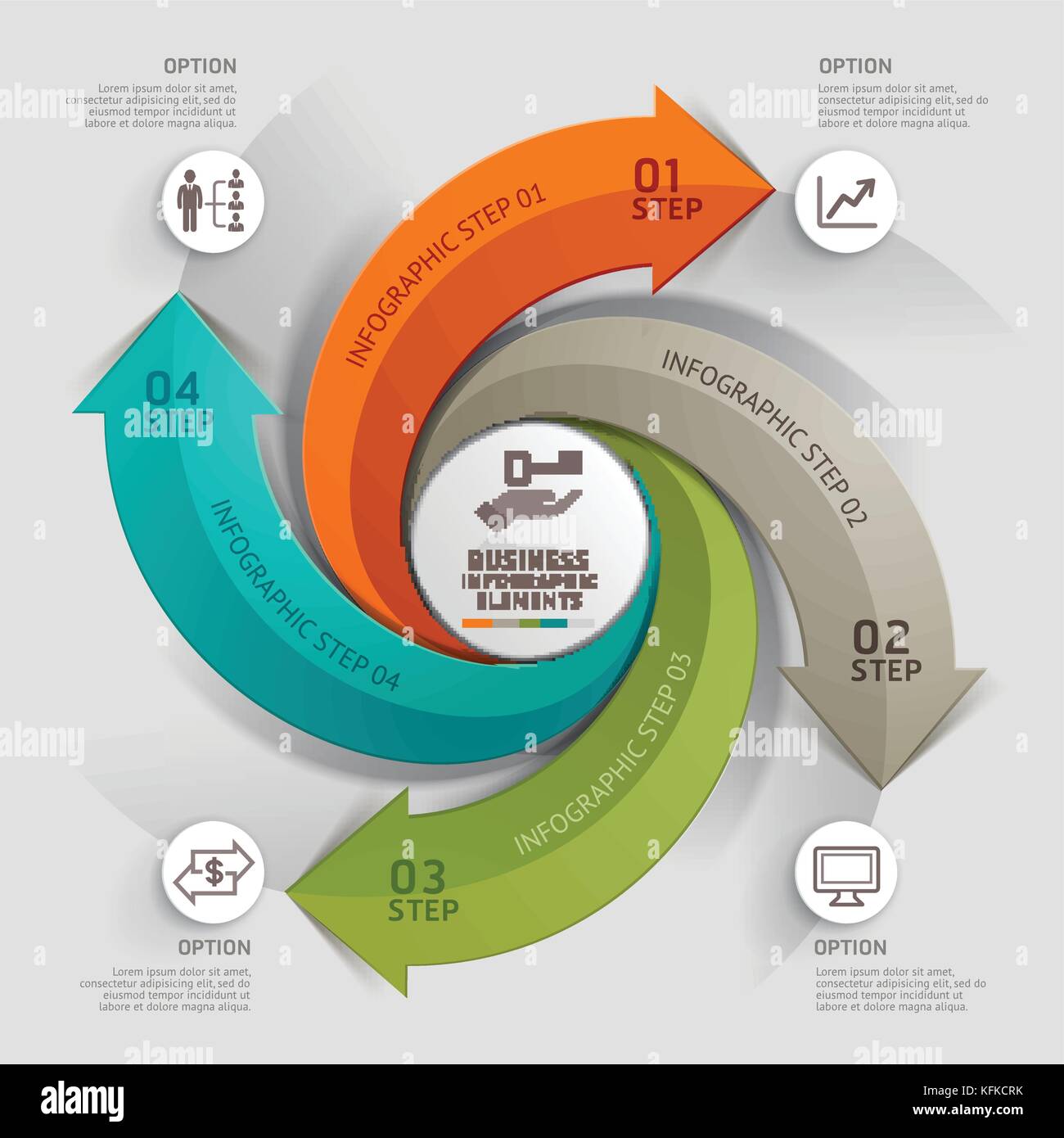 infographics template. Can be used for workflow layout, diagram, number ...