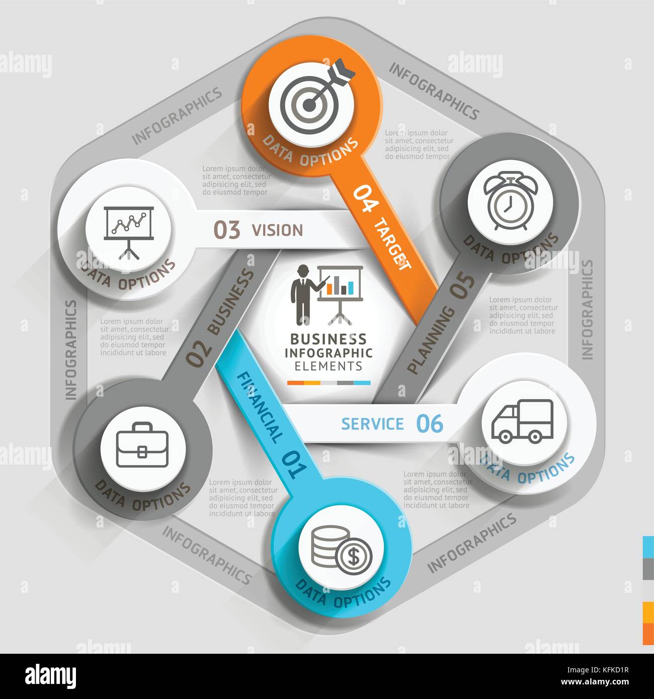 infographics template. Can be used for workflow layout, diagram, number ...