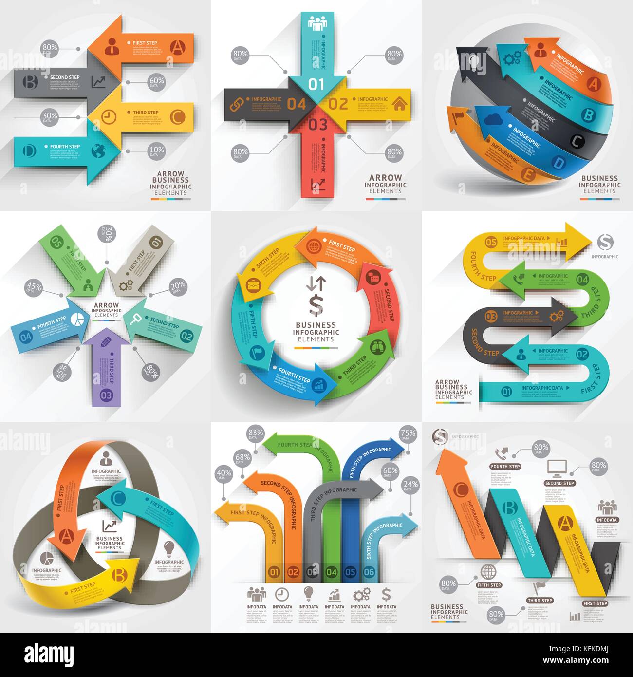 infographics template. Can be used for workflow layout, diagram, number ...