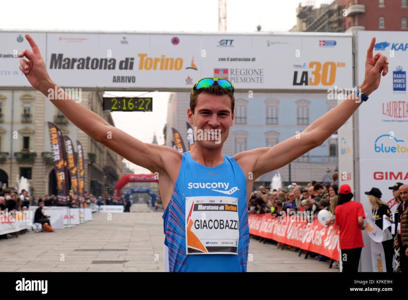 Italian Alessandro Giacobazzi wins the Marathon in Turin for the ...