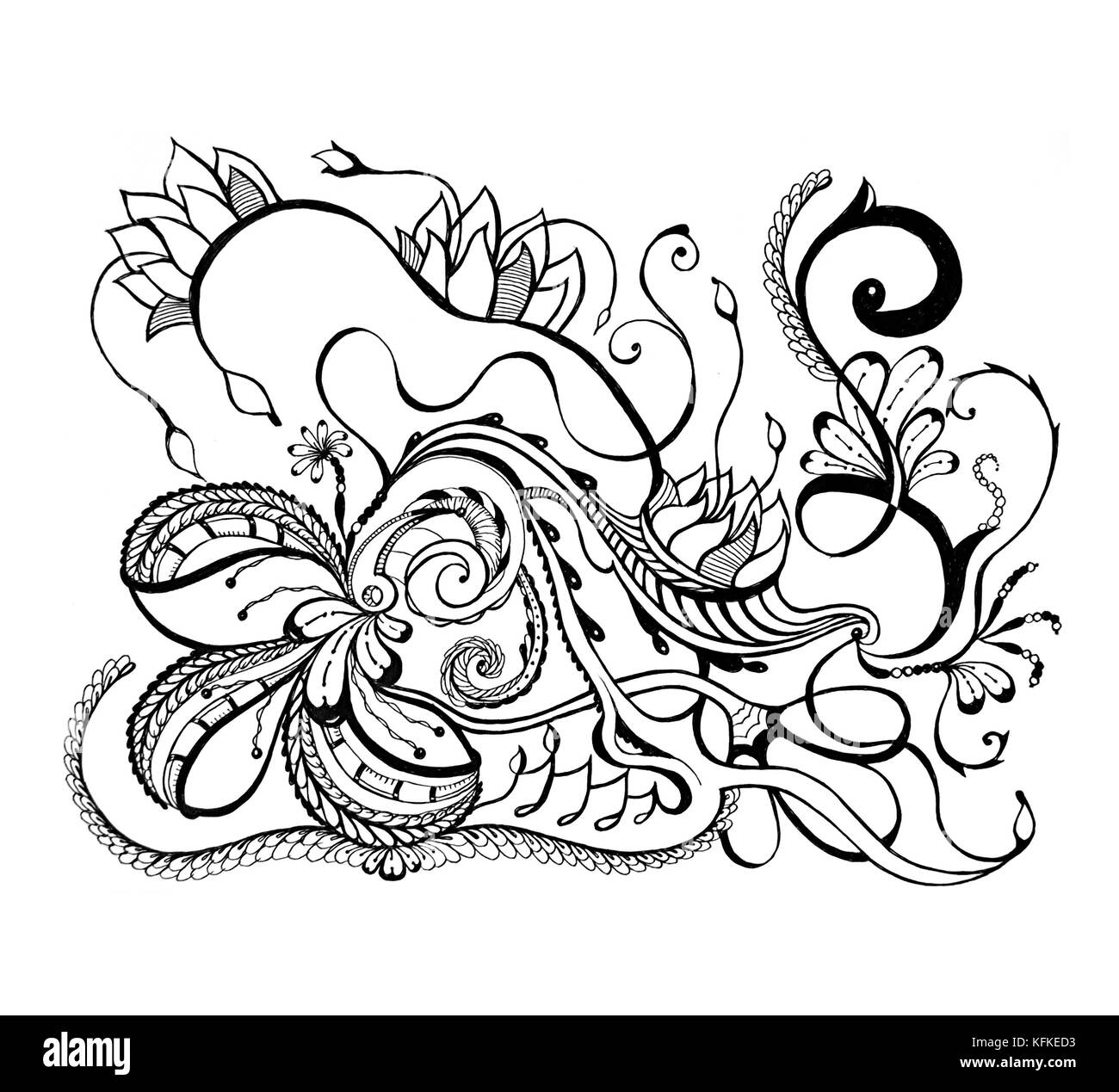 Batik seamless pattern Cut Out Stock Images & Pictures - Alamy