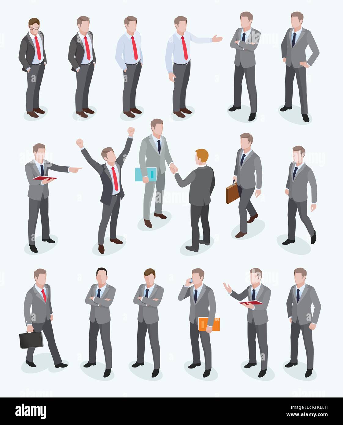 Portrait mature businessman digital Stock Vector Images - Alamy