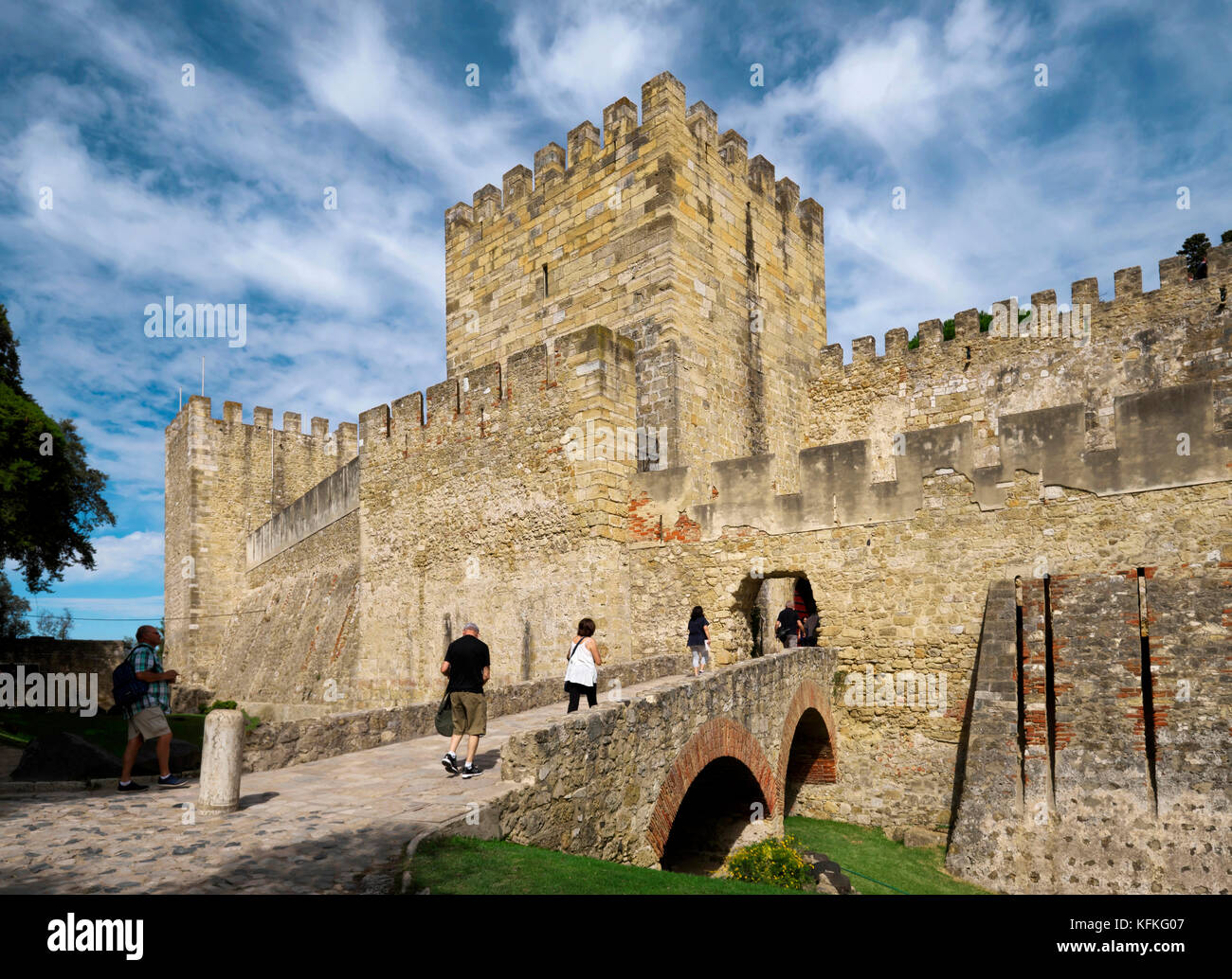 Georgsburg, Castelo de São Jorge, Lisbon, Portugal Stock Photo - Alamy