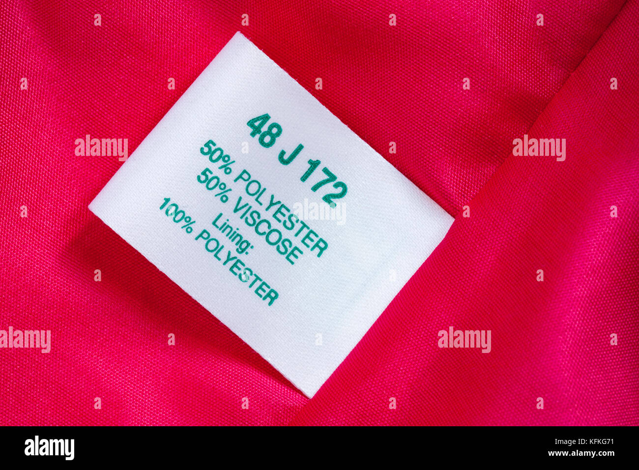 Polyester clothing label hi-res stock photography and images - Alamy