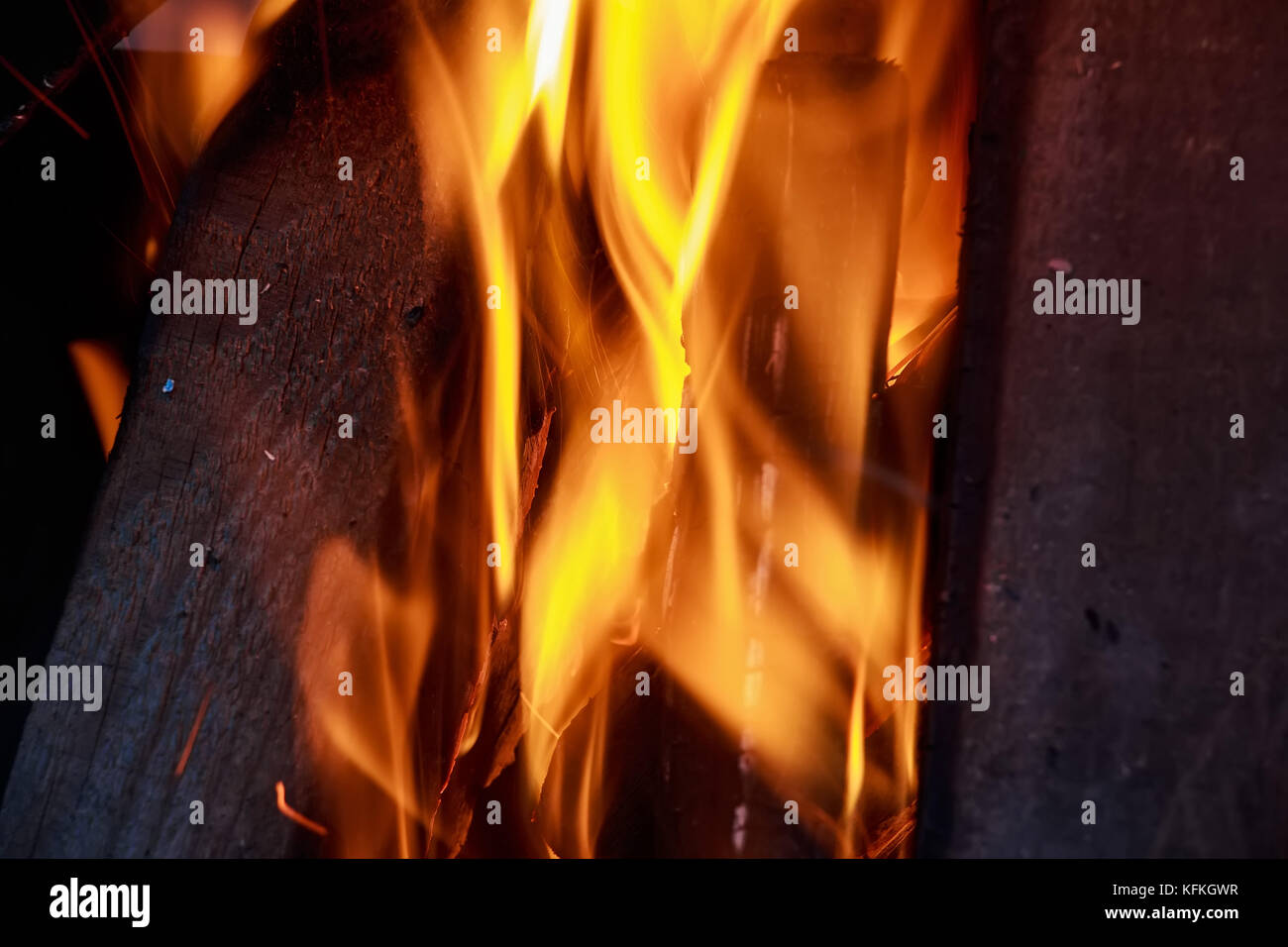 Flame fire close-up Stock Photo - Alamy