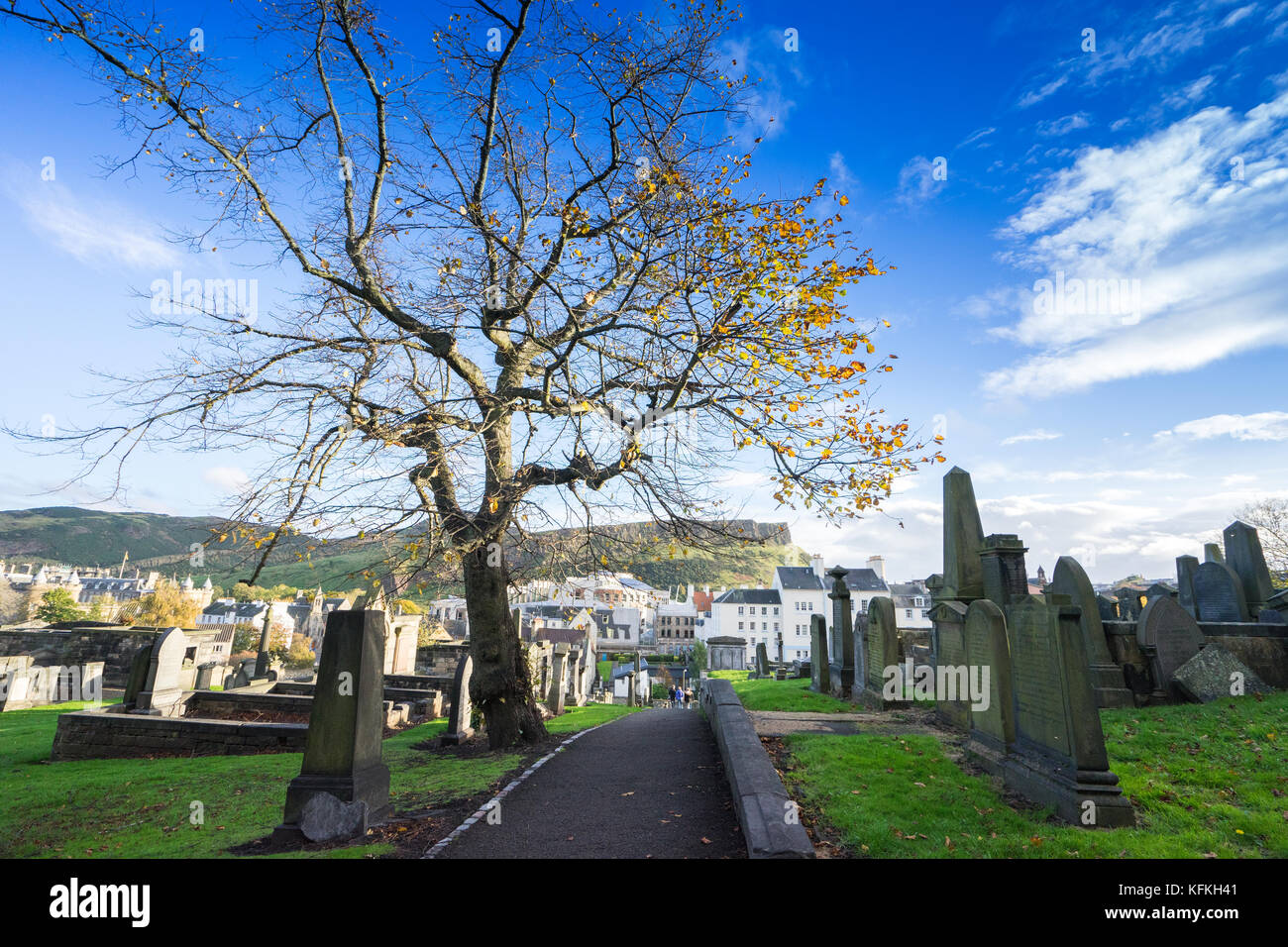 Old graveyard scotland headstone hi-res stock photography and images ...