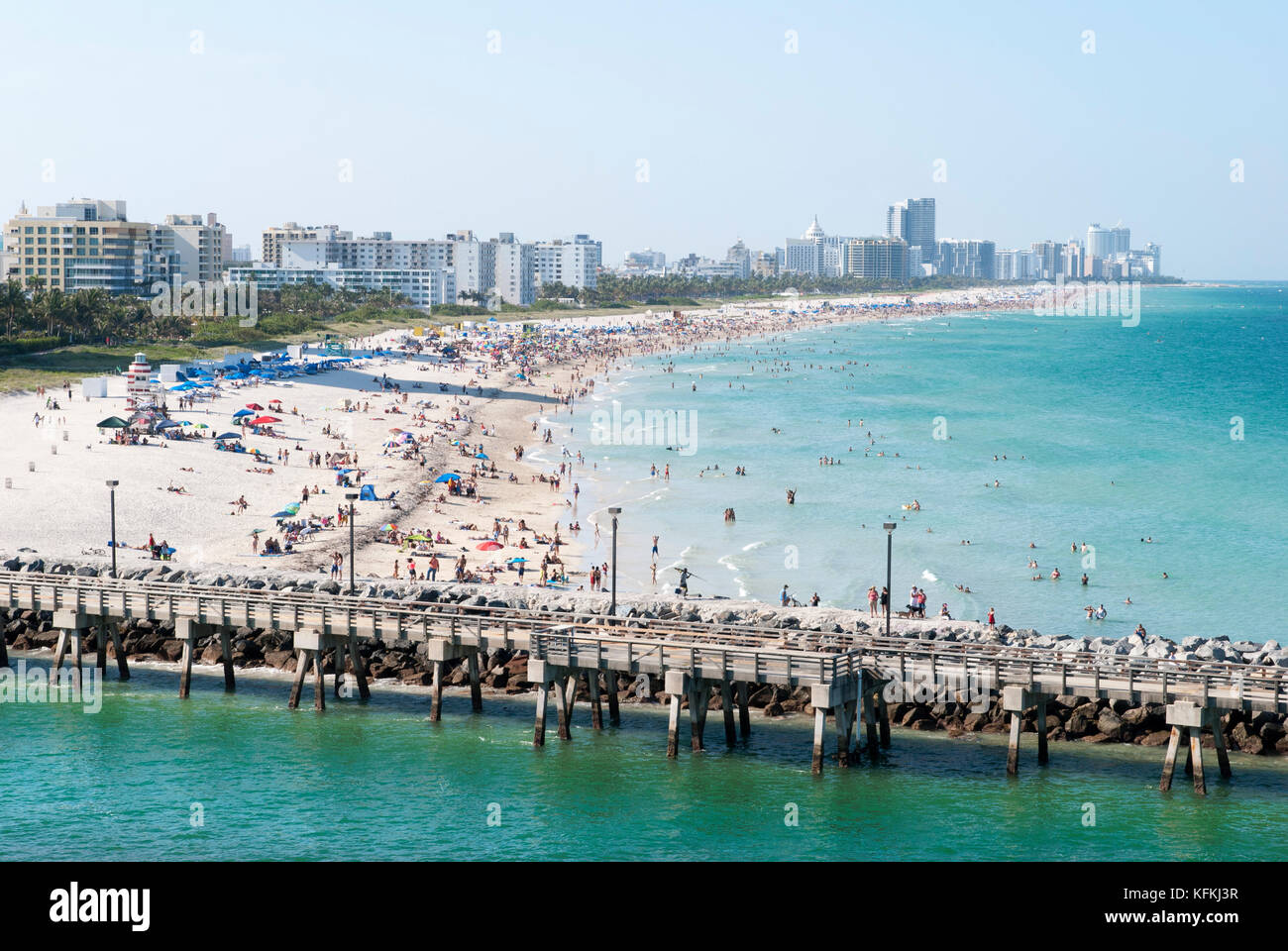 The view of Miami Beach southernmost point (Florida Stock Photo - Alamy