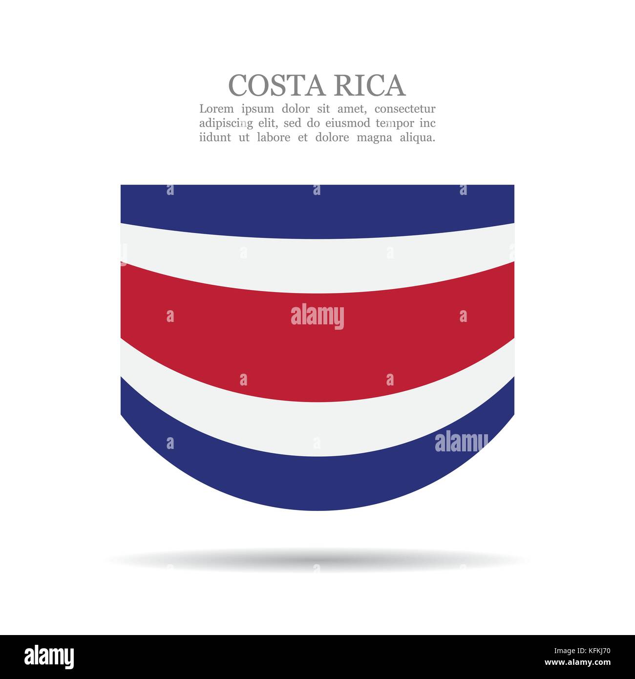 Costa rica pride Stock Vector Images - Alamy