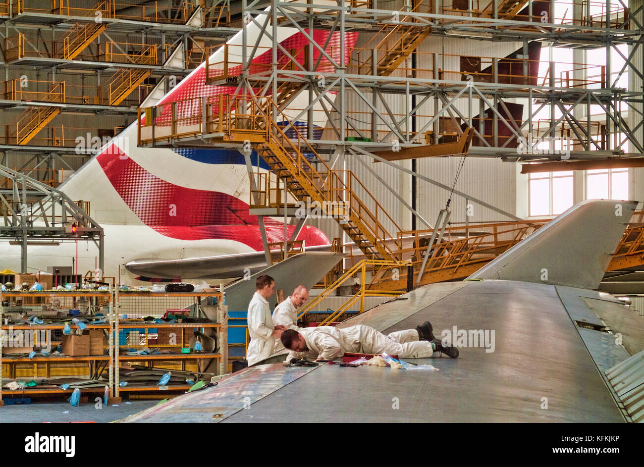 Aircraft Maintenance Crew High Resolution Stock Photography and Images ...