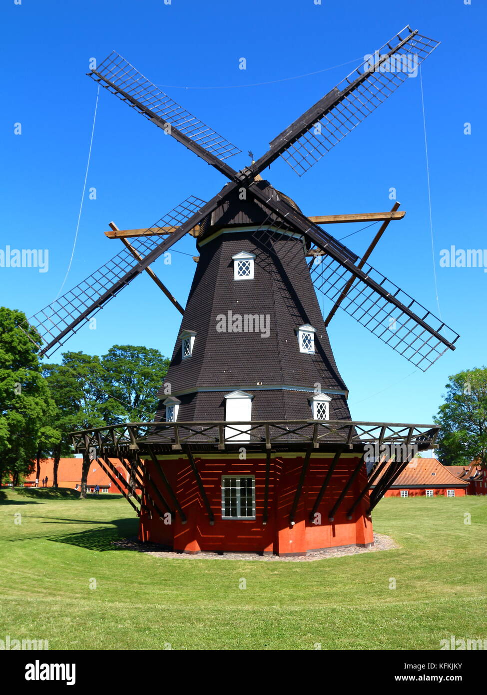Old traditional windmill Stock Photo - Alamy