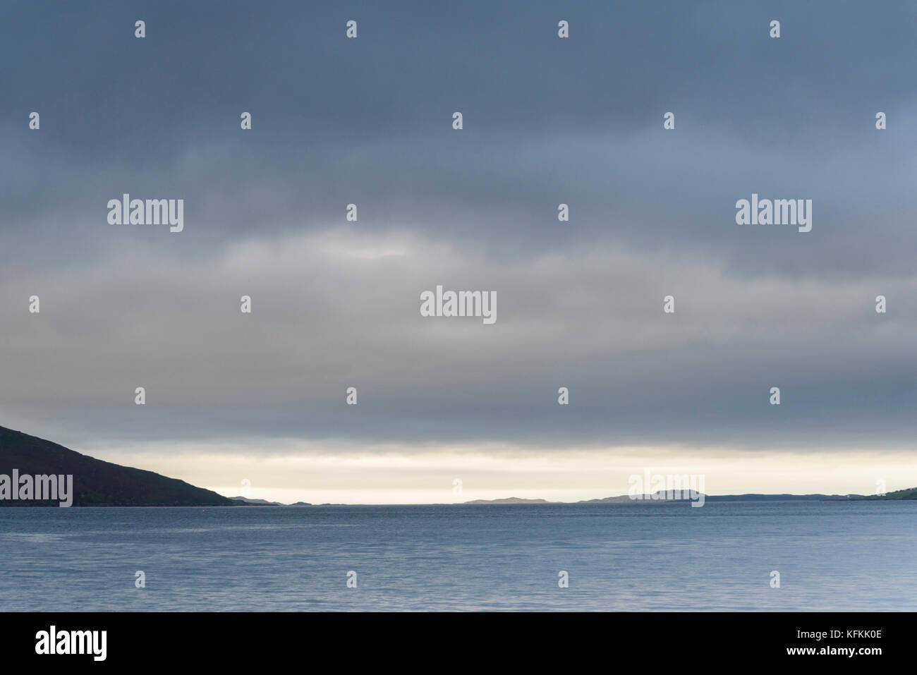 landscape of loch broom and Ullapool area Stock Photo - Alamy