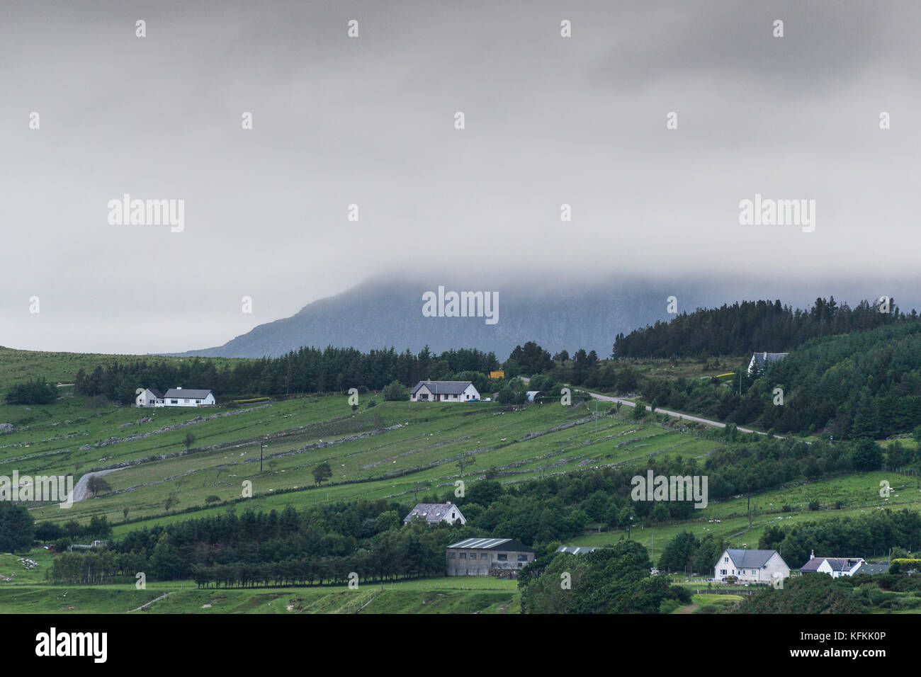 landscape of loch broom and Ullapool area Stock Photo - Alamy
