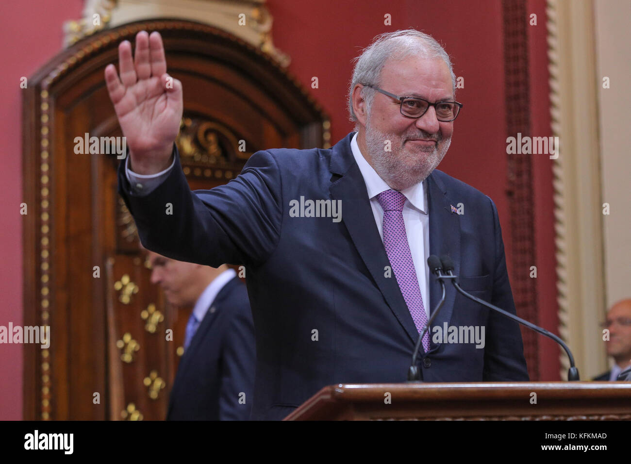 Pierre Arcand is sworn in as Ministre responsable de lÕAdministration ...