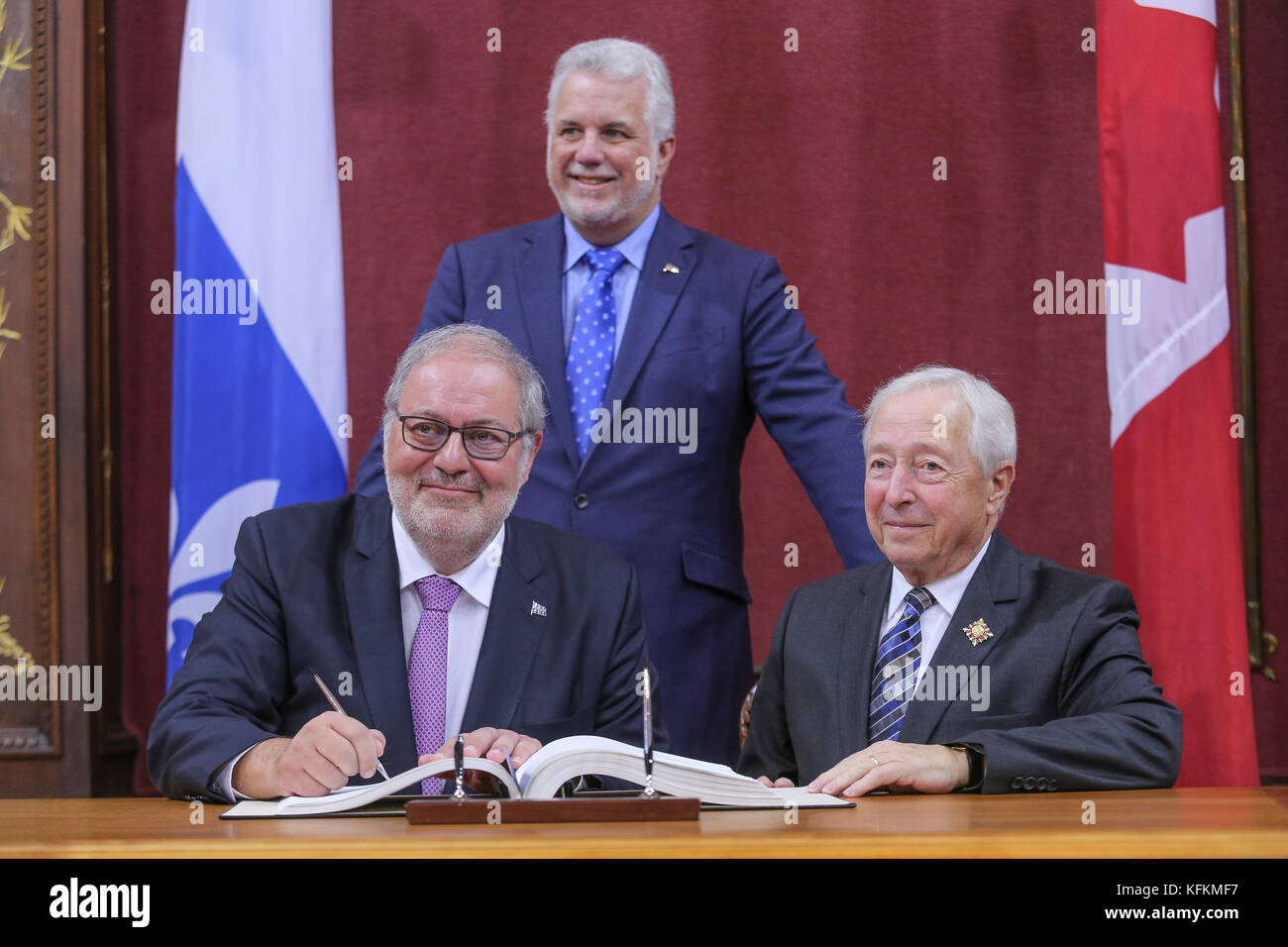 Pierre Arcand is sworn in as Ministre responsable de lÕAdministration ...