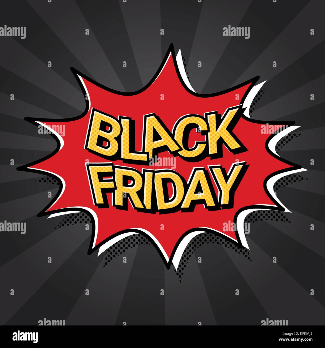 Black friday abstract explosion Stock Vector Images - Alamy