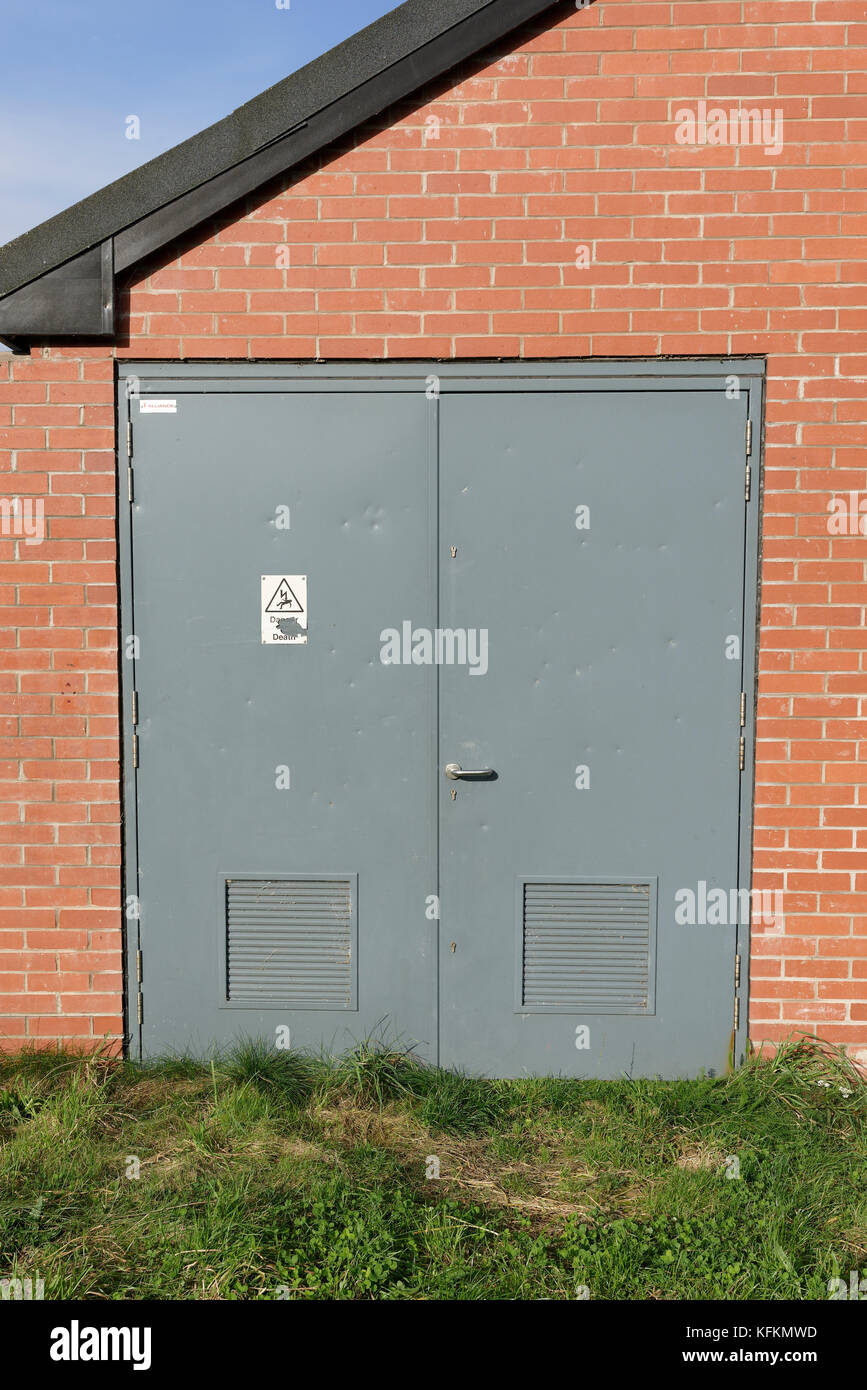 Steel security doors on hydro electricity generatiing plant in ...