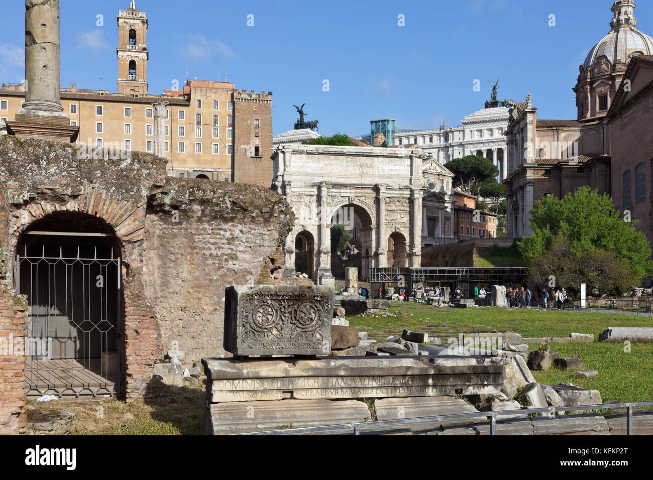 Roman Forum (Latin: Forum Romanum, Italian: Foro Romano), Rome, Italy ...