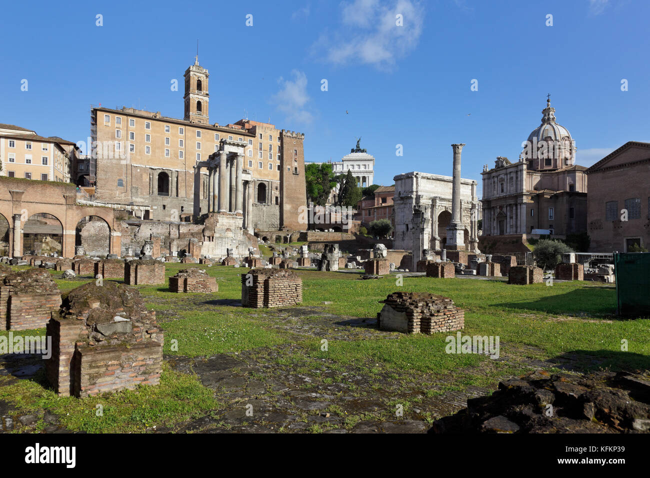 Roman Forum (Latin: Forum Romanum, Italian: Foro Romano), Rome, Italy ...