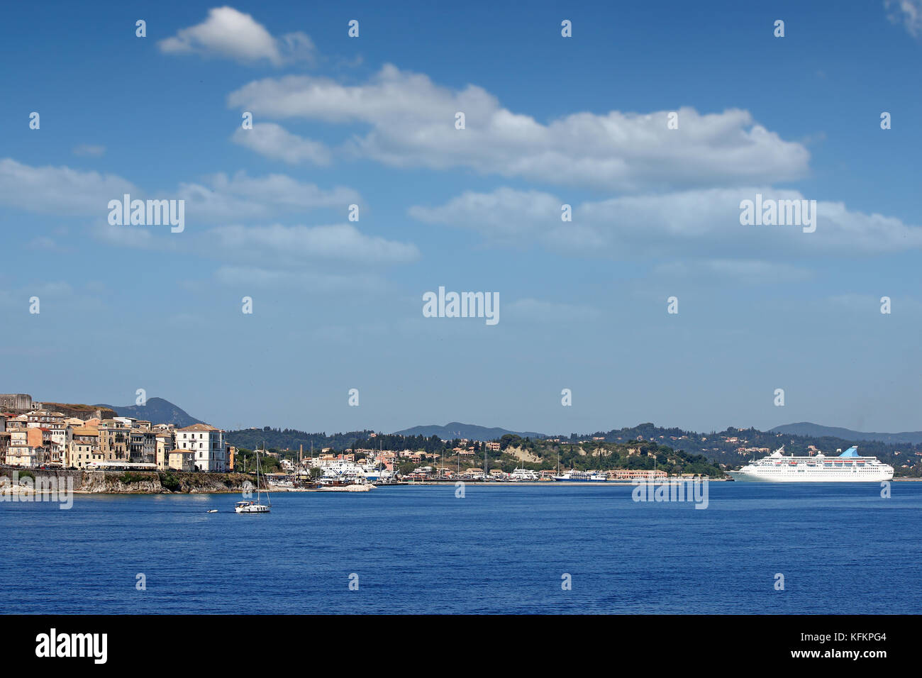Corfu port hi-res stock photography and images - Alamy