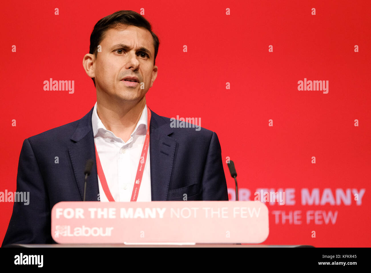 Mike Katz at the Labour Party Autumn Conference at Brighton Centre ...