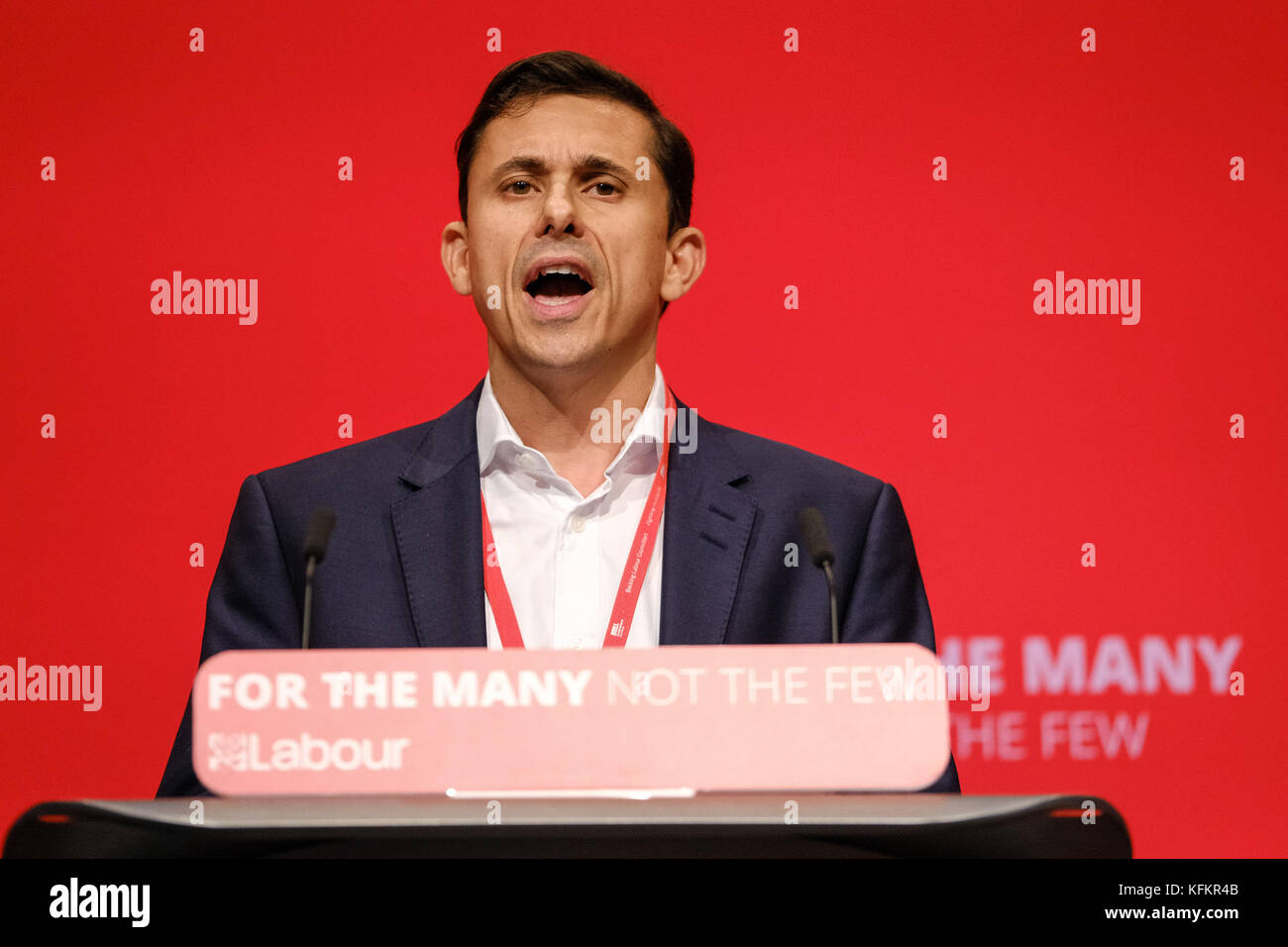 Mike Katz at the Labour Party Autumn Conference at Brighton Centre ...