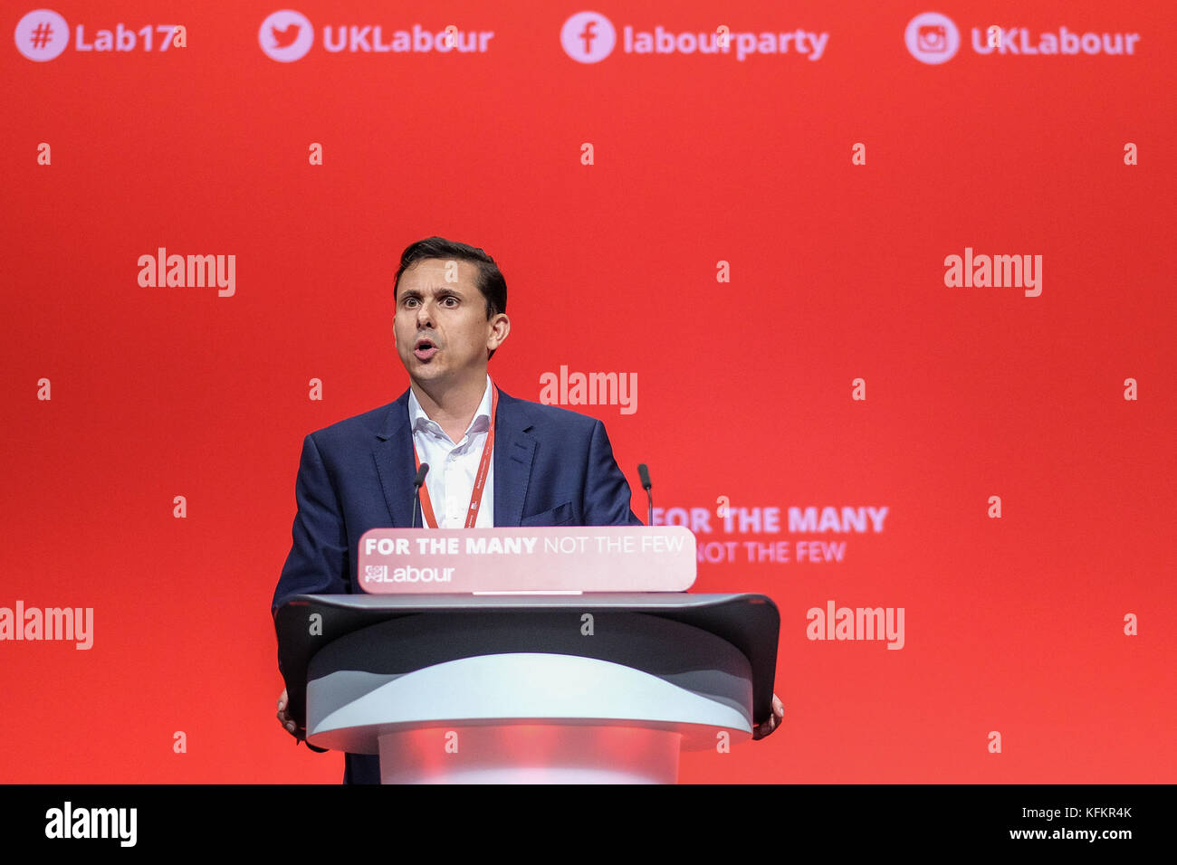 Mike Katz at the Labour Party Autumn Conference at Brighton Centre ...